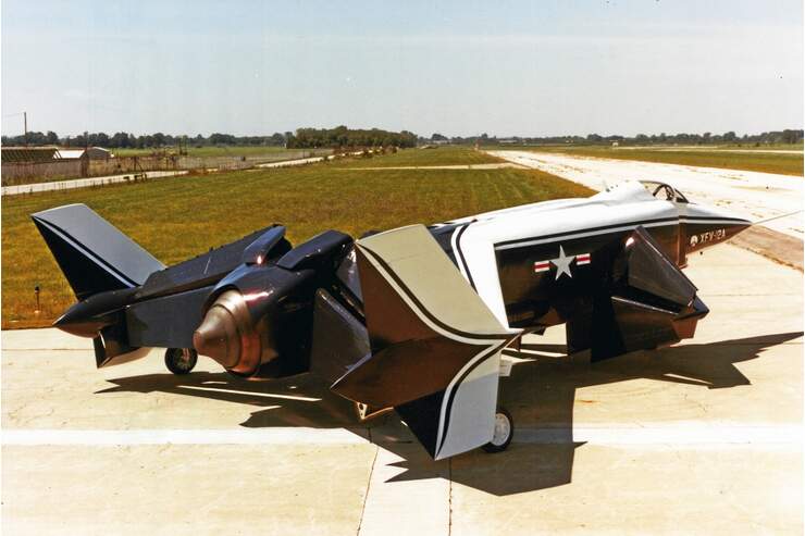 Senkrechtstarter-Prototyp Rockwell XFV-12A - FLUG REVUE